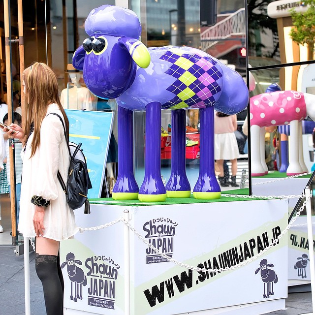 @Tokyo Fashion: Shaun the Sheep x Neon Genesis Evangelion on the street ...