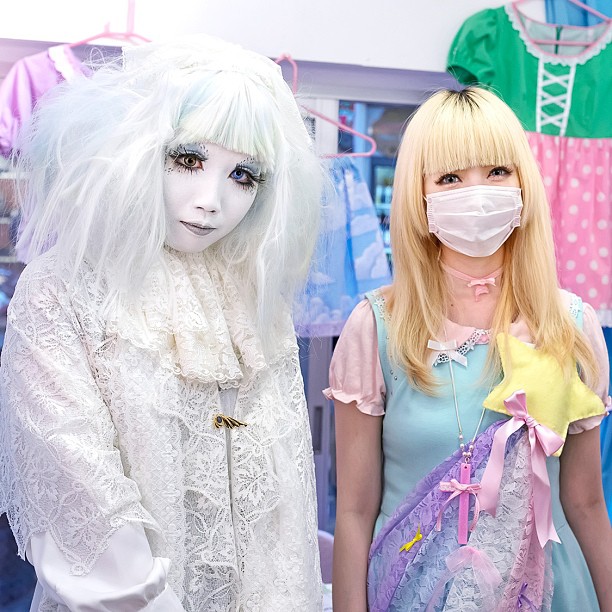 @Tokyo Fashion: Japanese shironuri artist Minori & Japanese fairy kei ...