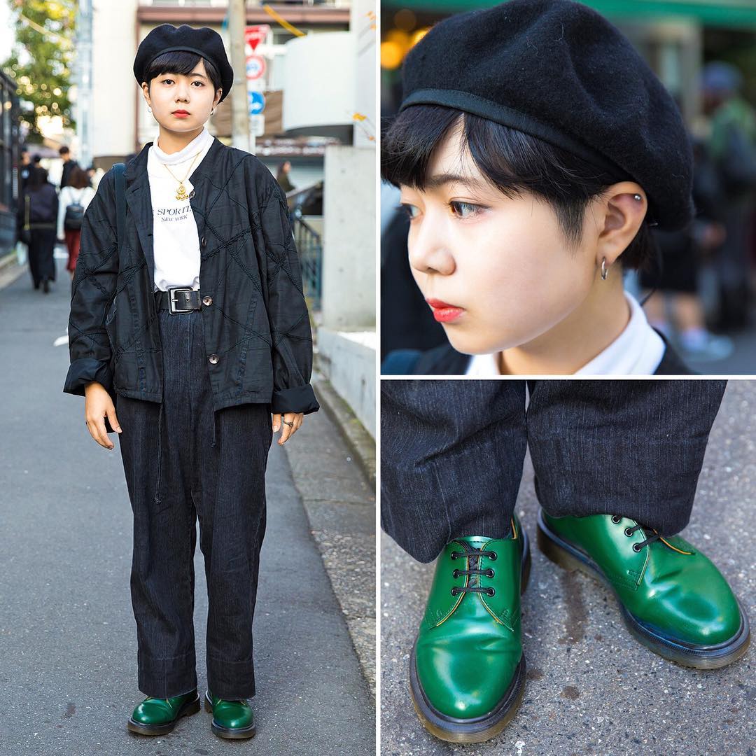 @Tokyo Fashion: Yuri on the street in Harajuku wearing vintage fashion ...