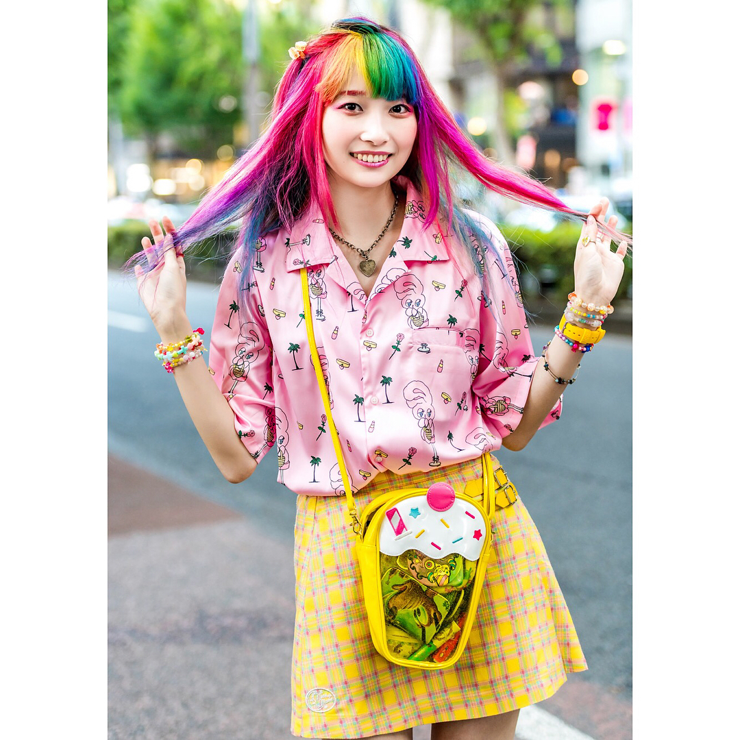 @Tokyo Fashion: Sakura Luna (@sakura_pluto) wearing a colorful kawaii ...
