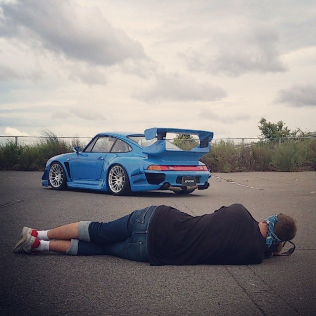 @Work Wheels Japan: Shooting SCHERPO wide body Porsche 993 on WORK ...