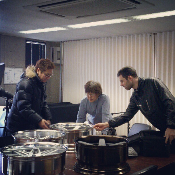 @Work Wheels Japan: Japanese magazine shooting our new wheels! Thank ...