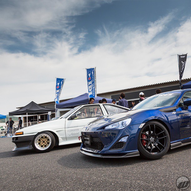 @Work Wheels Japan: Dropps and Quarter Mile booth at the last AE86 ...