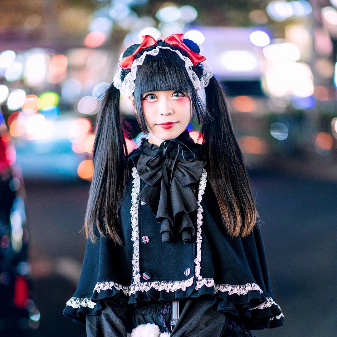 @Tokyo Fashion: We often see Japanese gothic lolita Yukachin (@yukachindayo21) on the street in ...