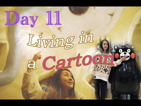 Living in a Cartoon?! Kumamon Encounter, Day 11 Kumamoto, Japan - Alo ...