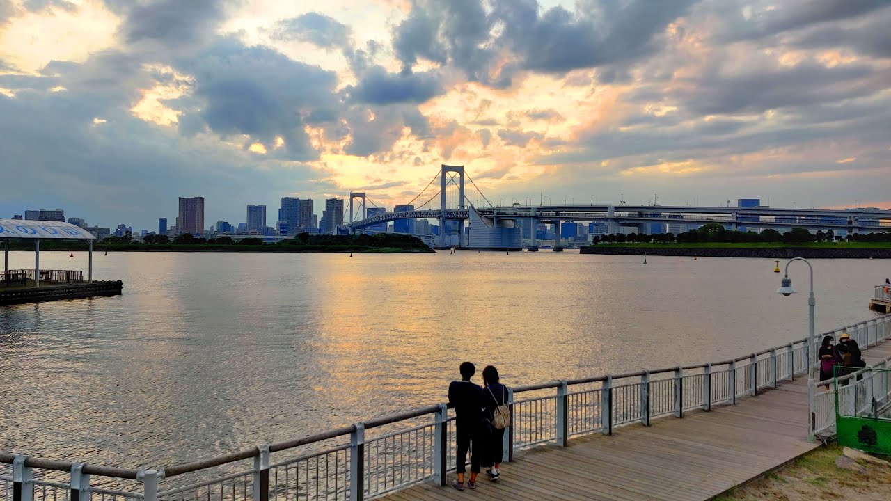 Tokyo Walk - Odaiba Waterfront Area - From the Gundam Statue to Tokyo ...