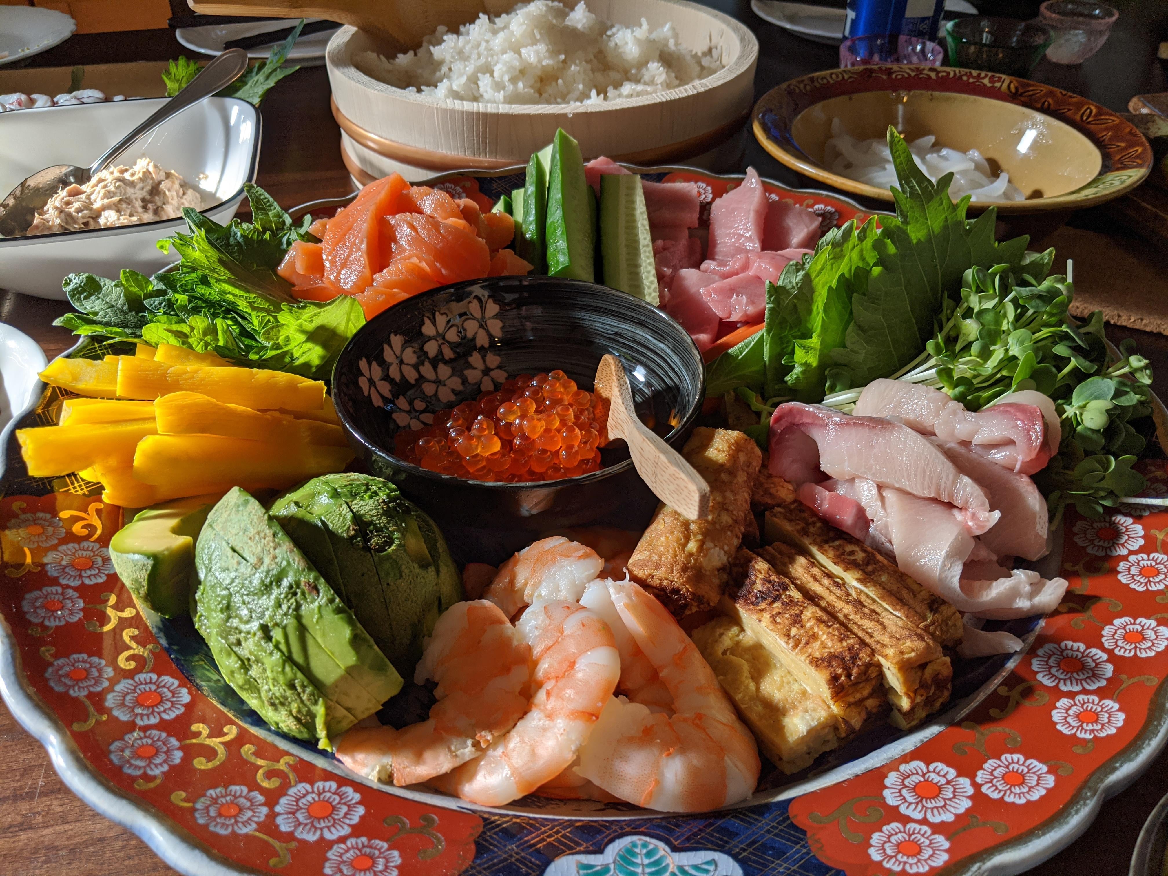 Hand Roll Sushi Party - Alo Japan