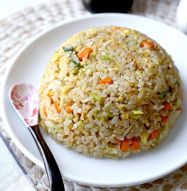 japanese fried rice Recipe in the Comment - Alo Japan