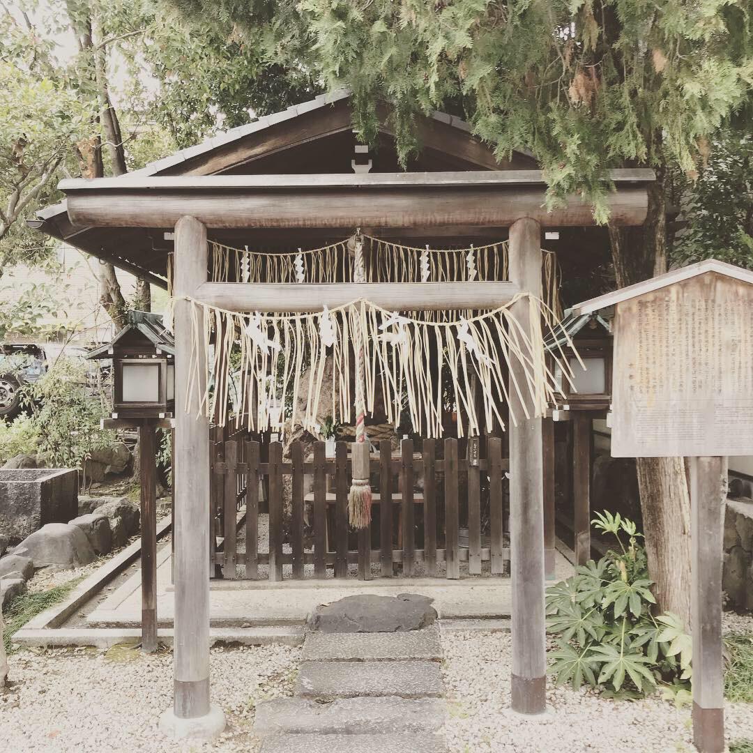 This small shrine enshrines a stone with a scary legend.Iwagami shrine ...