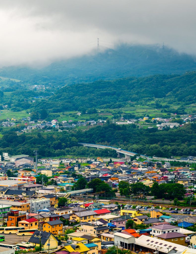 The view from Numata Castle Park, Gunma - Alo Japan All About Japan