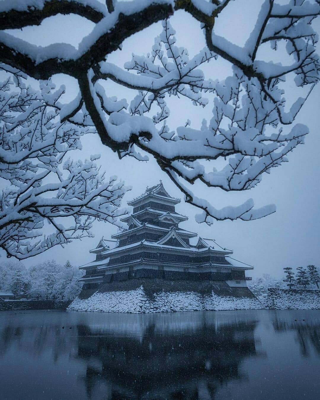 Visit Japan: A winter wonderland at Matsumoto Castle in Nagano - one of ...
