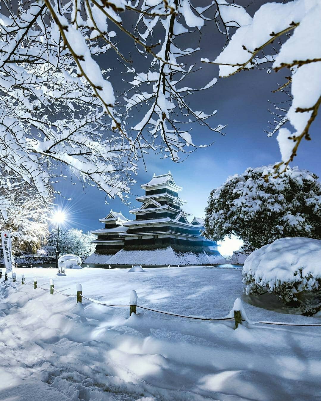 Visit Japan: A winter wonderland at Matsumoto Castle in Nagano - one of ...