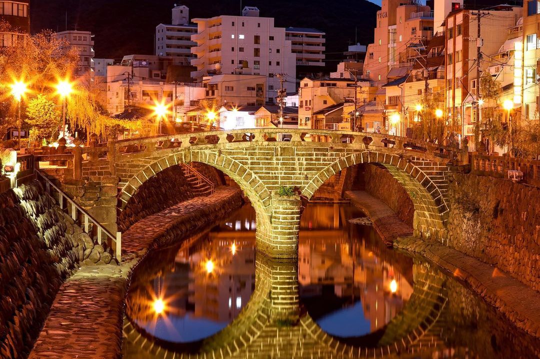Visit Japan: Meganebashi Bridge is Japan’s oldest stone arch bridge. It ...
