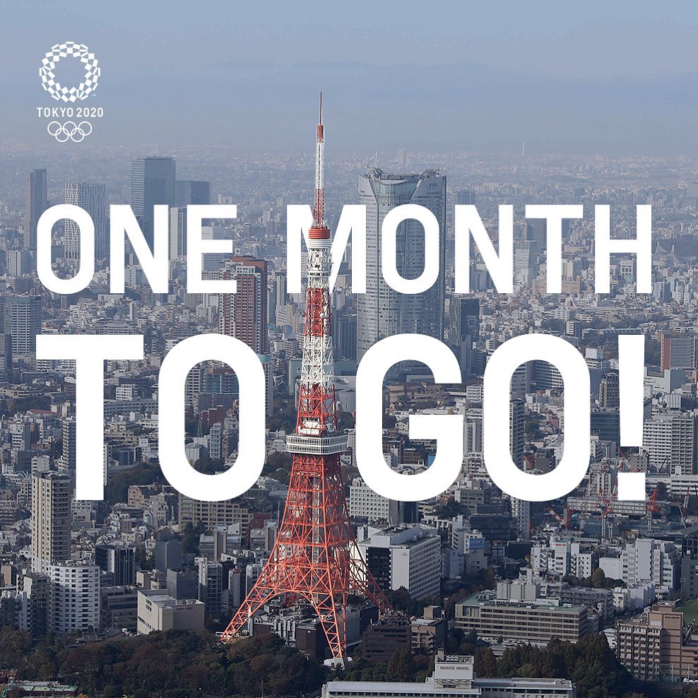 Tokyo 2020 Olympics: 1⃣ month to go until the Opening Ceremony of the ...