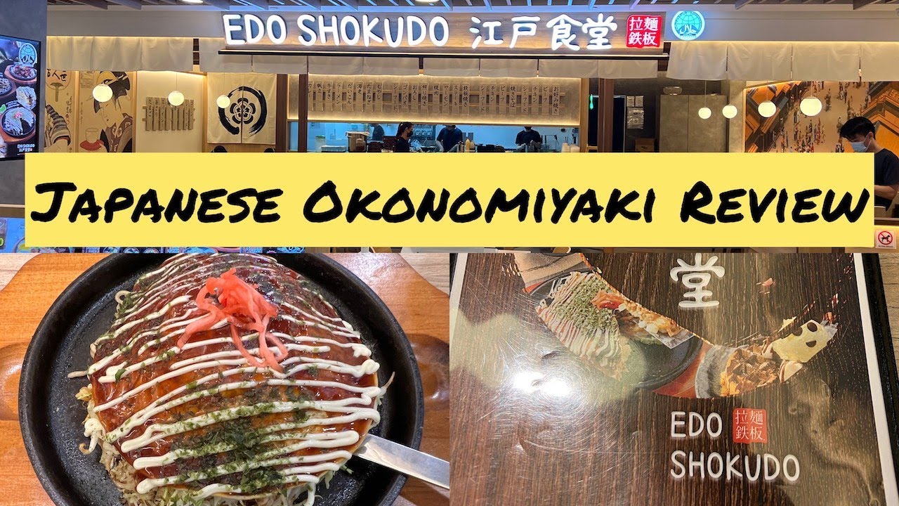 Japanese Okonomiyaki お好み焼き// Edo Shokudo Restaurant in Singapore - Alo ...