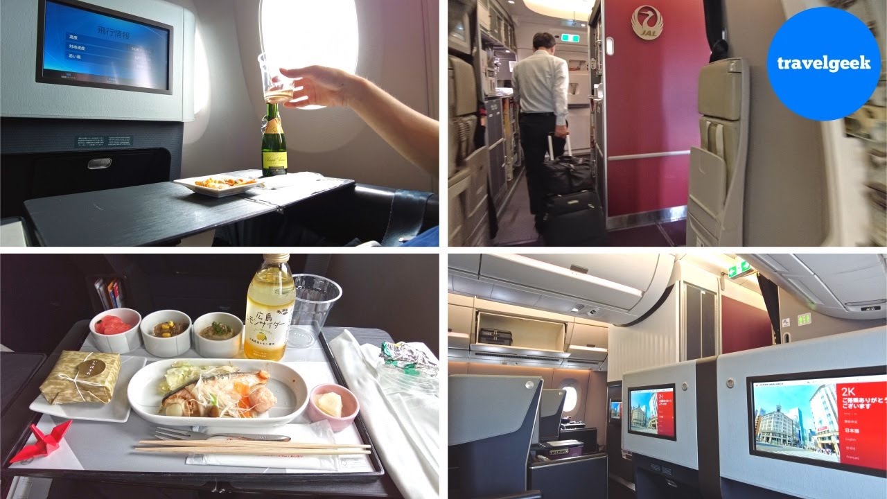 Flying with Japan Airlines Domestic FIRST CLASS from Osaka to Tokyo ...