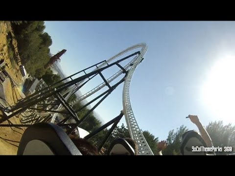 [HD] Full Off-Ride & On-Ride POV Full Throttle - World's Tallest Loop - Magic Mountain - Alo Japan