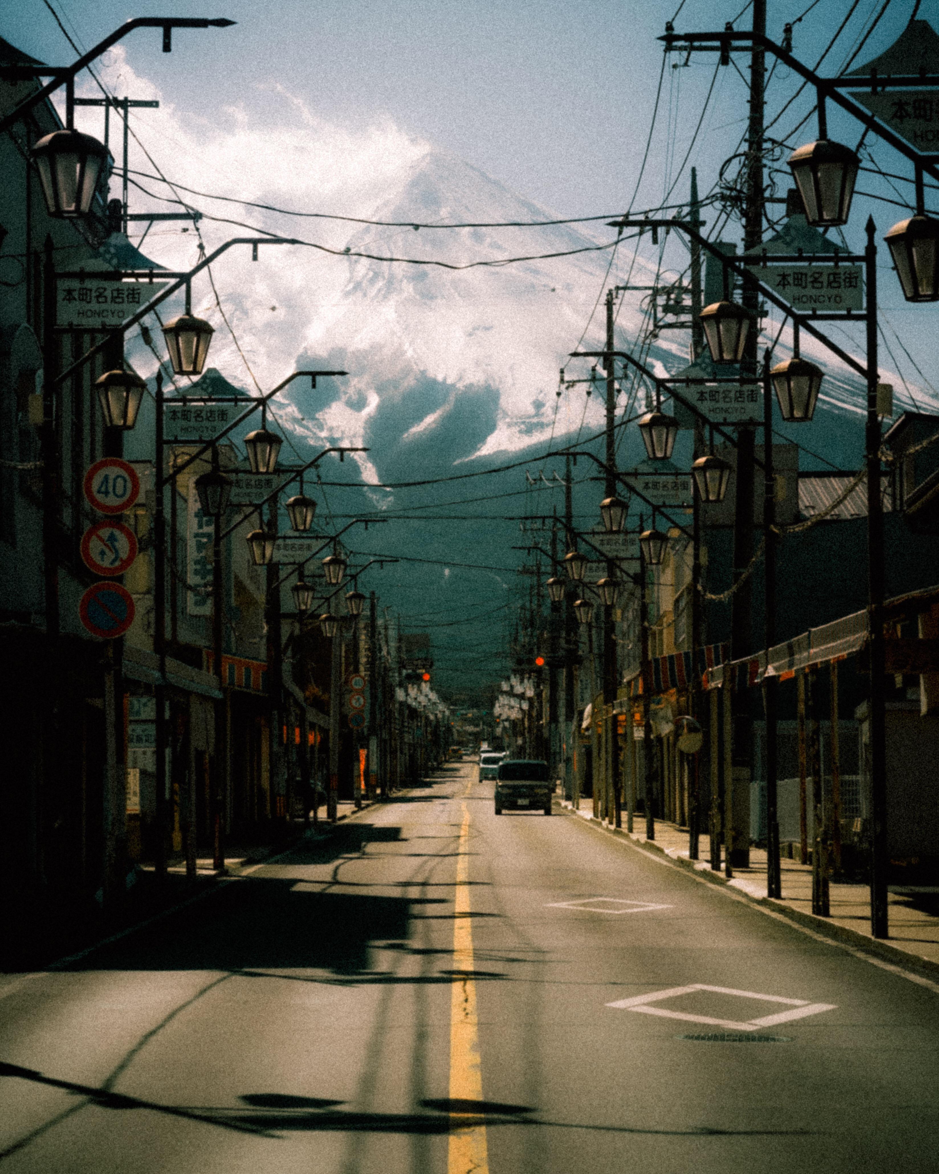 [OC] View of Mt Fuji from Fujiyoshida Street - Alo Japan All About Japan