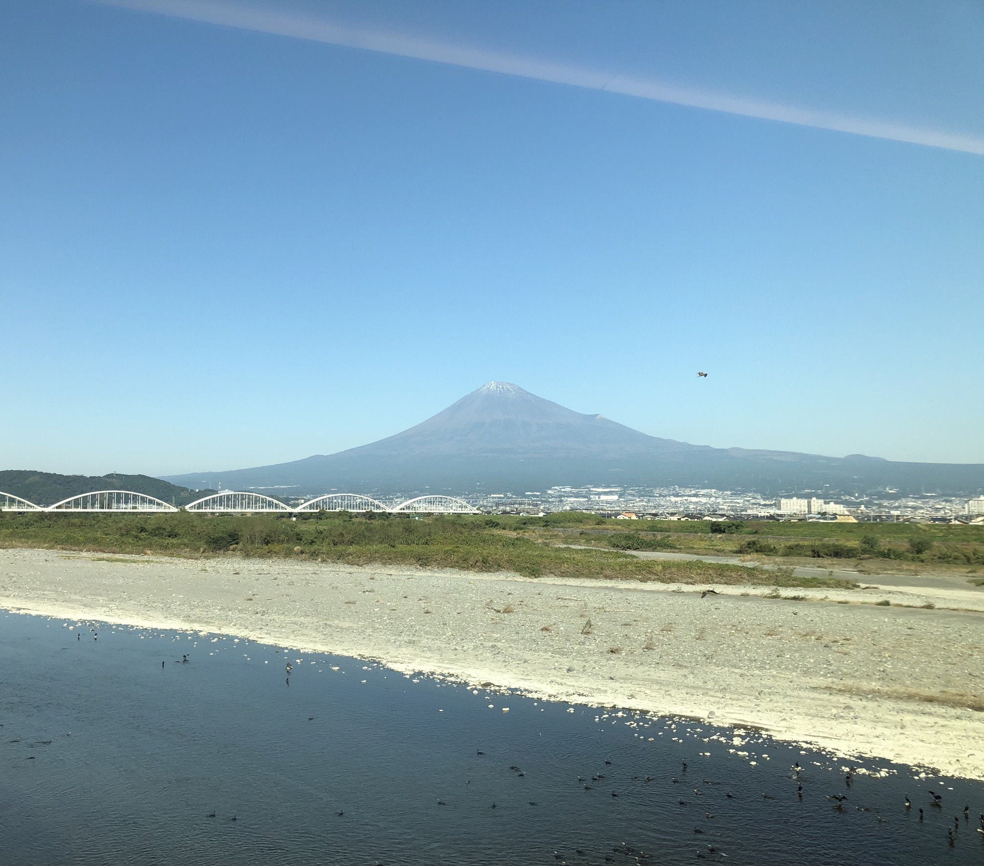 Tokaido Shinkansen view of Mount Fuji - Alo Japan All About Japan