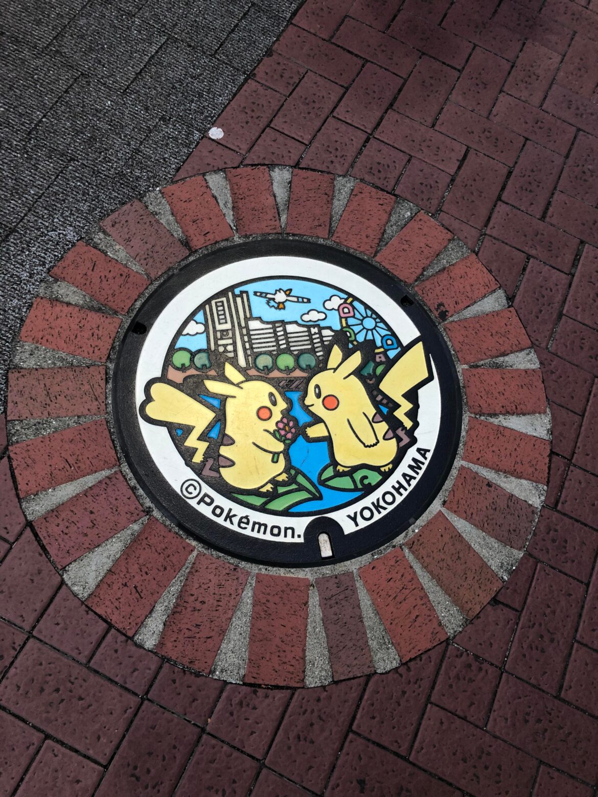 Pokémon manhole @ Yokohama - Alo Japan All About Japan
