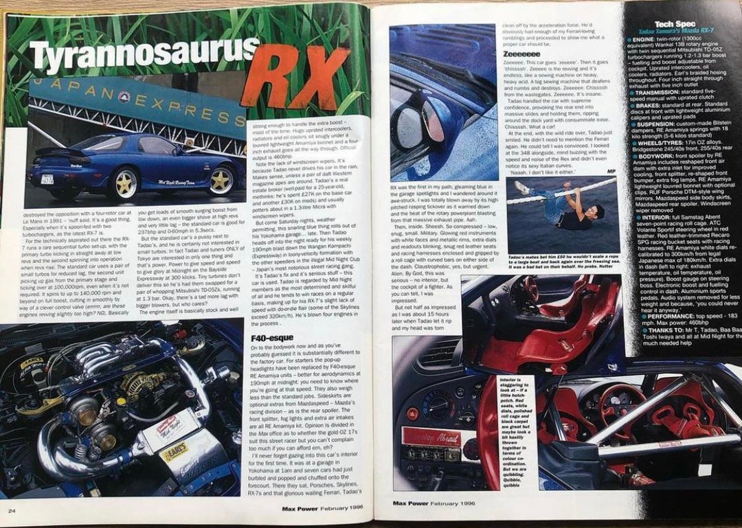 Tadao Tamura’s 460hp Twin Turbo Mazda RX-7 - Alo Japan All About Japan