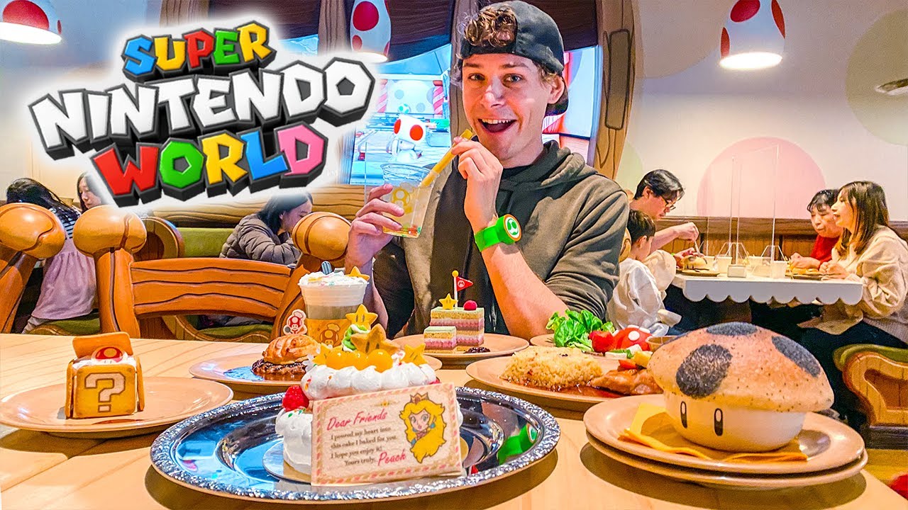 Eating EVERYTHING at Super Nintendo World Japan! | Universal Studios ...