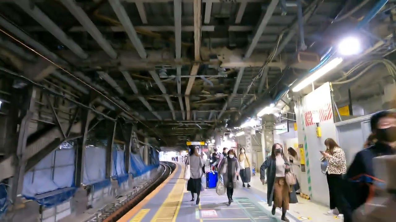 【4K】Shibuya Station 渋谷駅 - The Yamanote Line Platform Walk【JAPAN】 - Alo ...