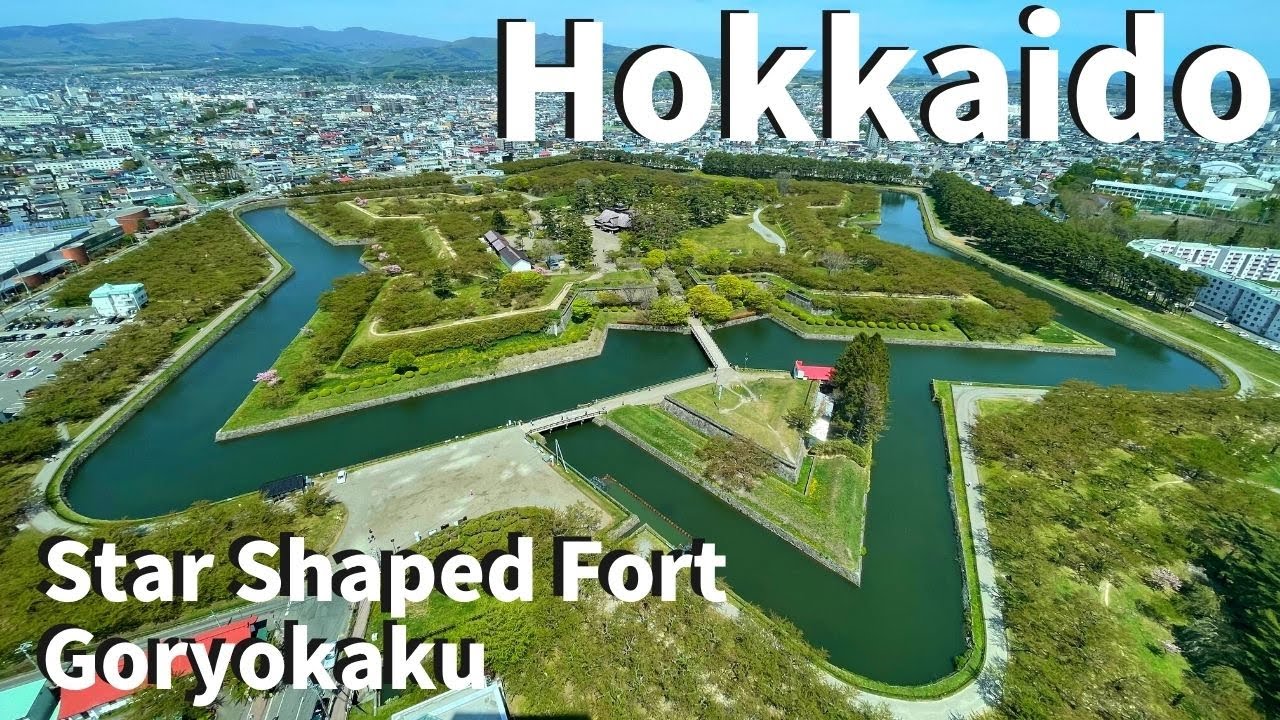 【Hokkaido/Hakodate】Goryokaku（Star Shaped Fort, Tower, Trapisstine ...
