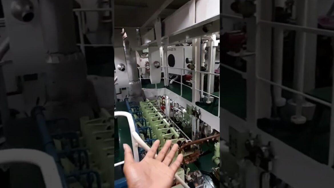 What It Looks Like Inside NIIGATA Main Engine!??| Engine Room Tour on a ...