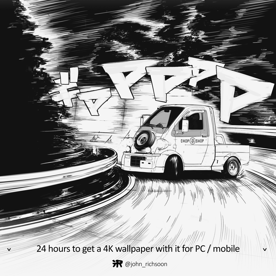 I drew a true JDM car in true JDM style. How do you like it? - Alo ...