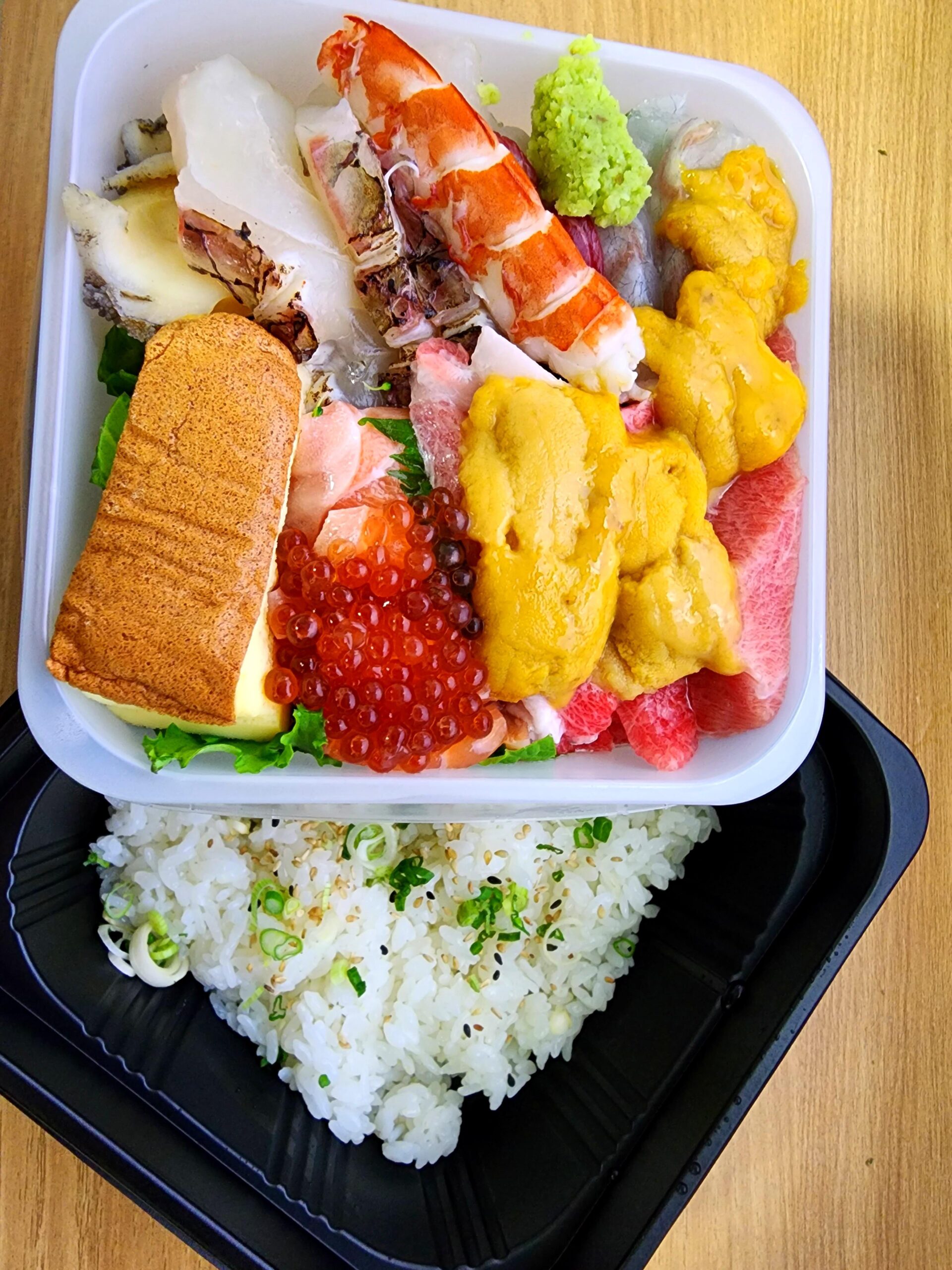 Takeout Chirashidon with Uni and Otoro - Alo Japan All About Japan