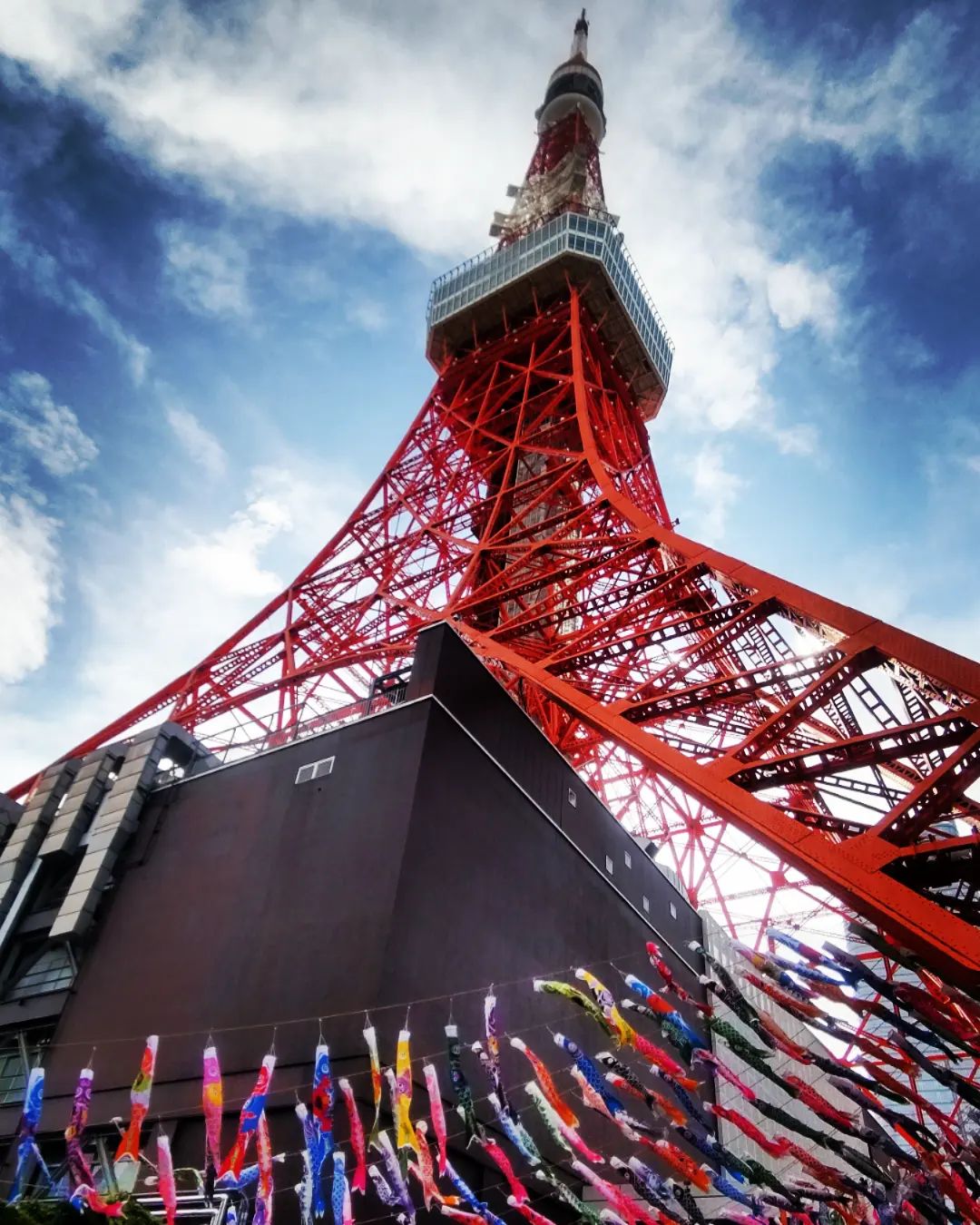 Koinobori Carp Streamers at Tokyo Tower - Alo Japan All About Japan