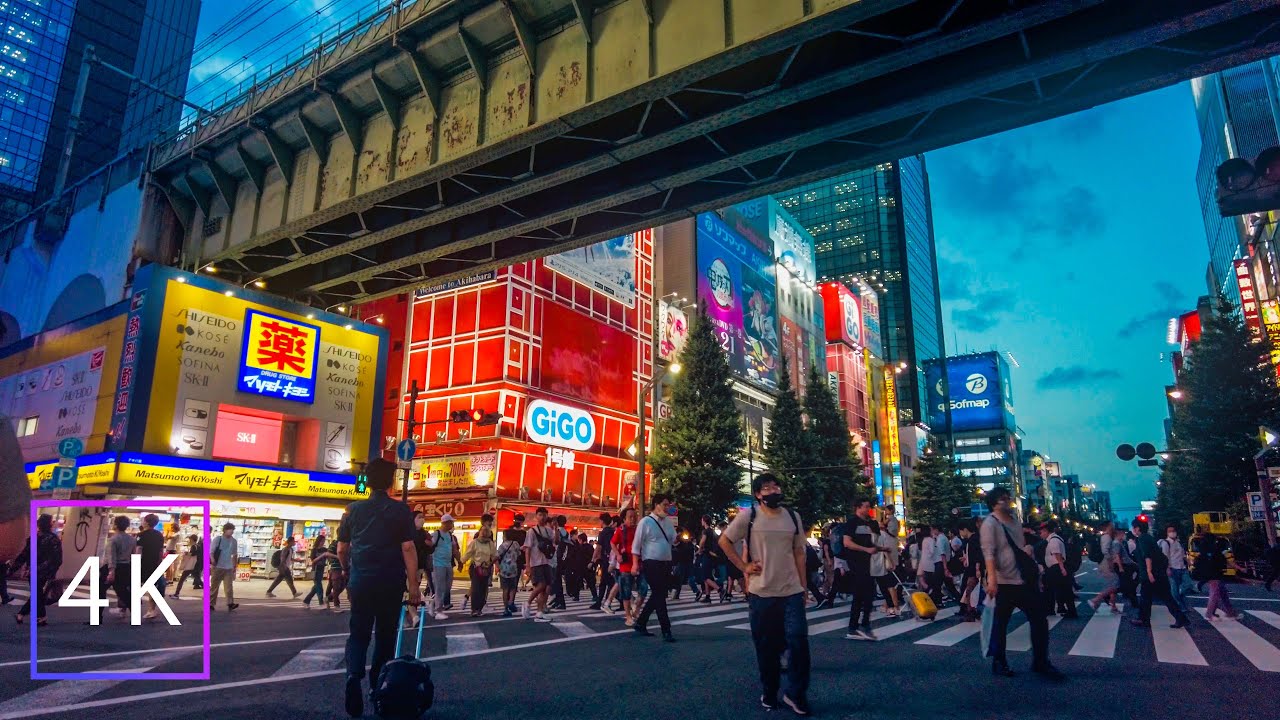 【4K】Tokyo Walk・A walk in Akihabara at dusk【ASMR】 - Alo Japan