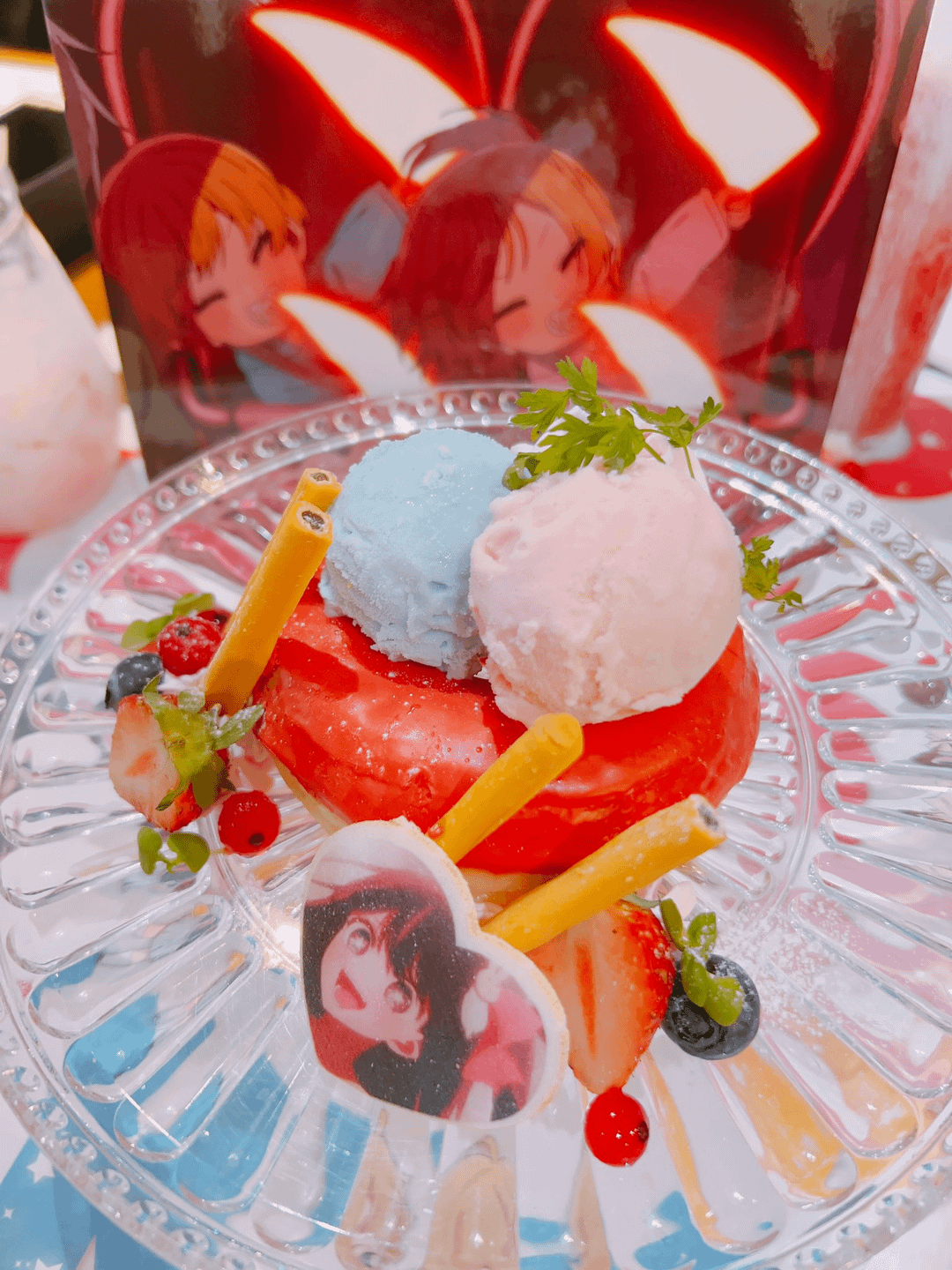 Okubo Rumi and Takahashi Rie at the【Oshi no Ko】Exhibition at Ikebukuro ...