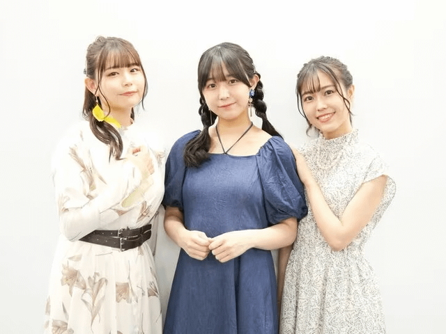 Kohinata Mika, Youmiya Hina, and Tateishi Rin from Their Abema Times ...