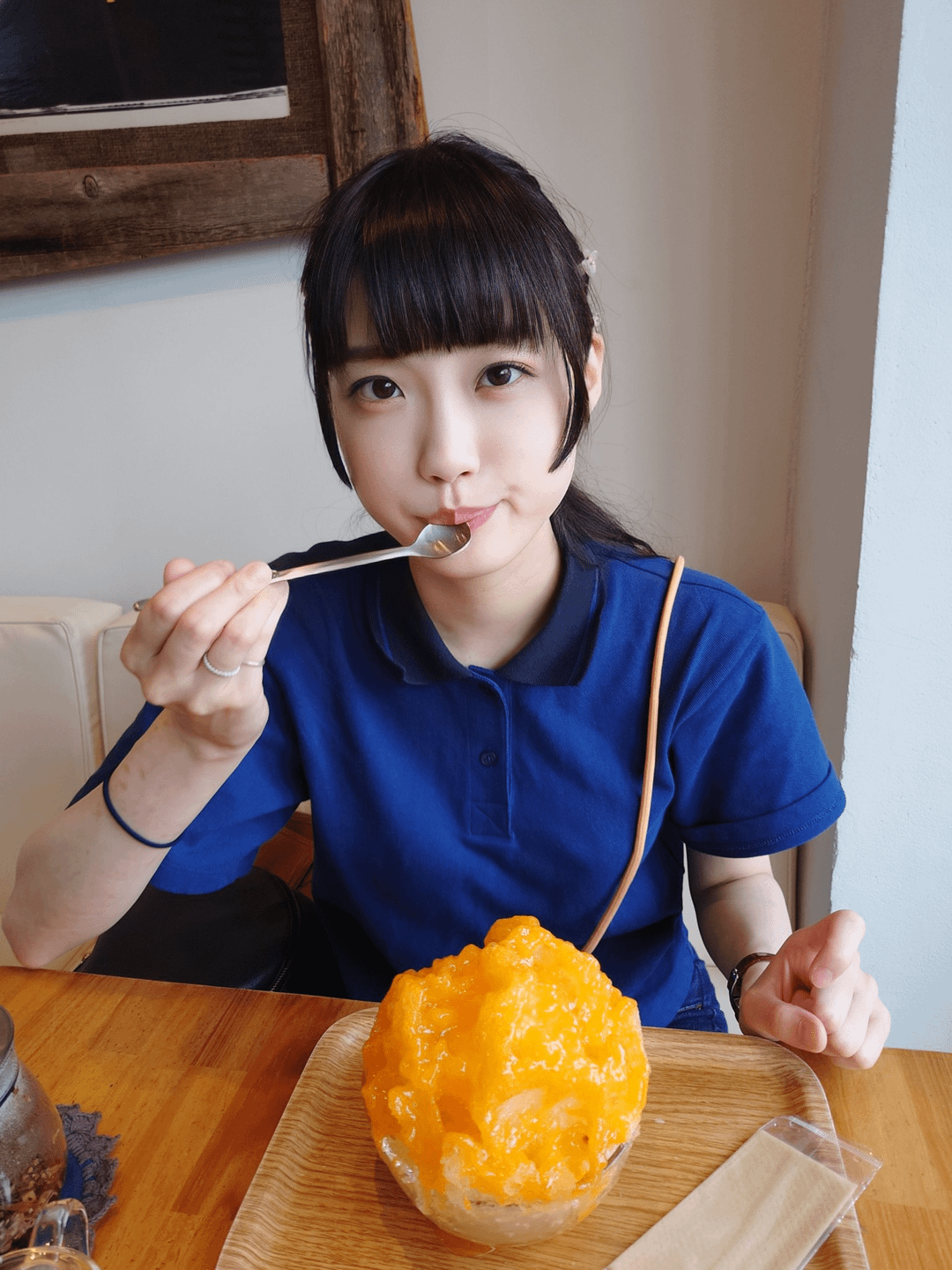Haruno Anzu Celebrating Tanabata with Some Apricot Shaved Ice with Her ...