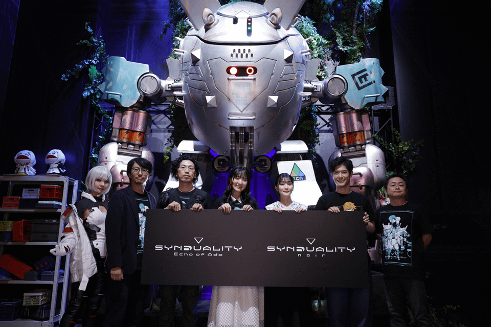 Ishikawa Yui, Koga Aoi, and Otsuka Takeo from the『SYNDUALITY』Project ...