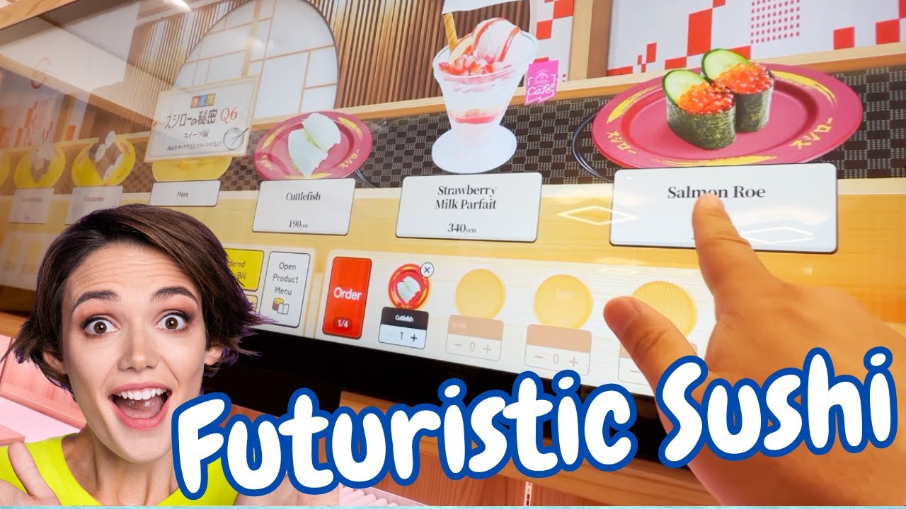 Futuristic Sushiro Conveyor Belt Sushi Restaurant in Japan - Alo Japan