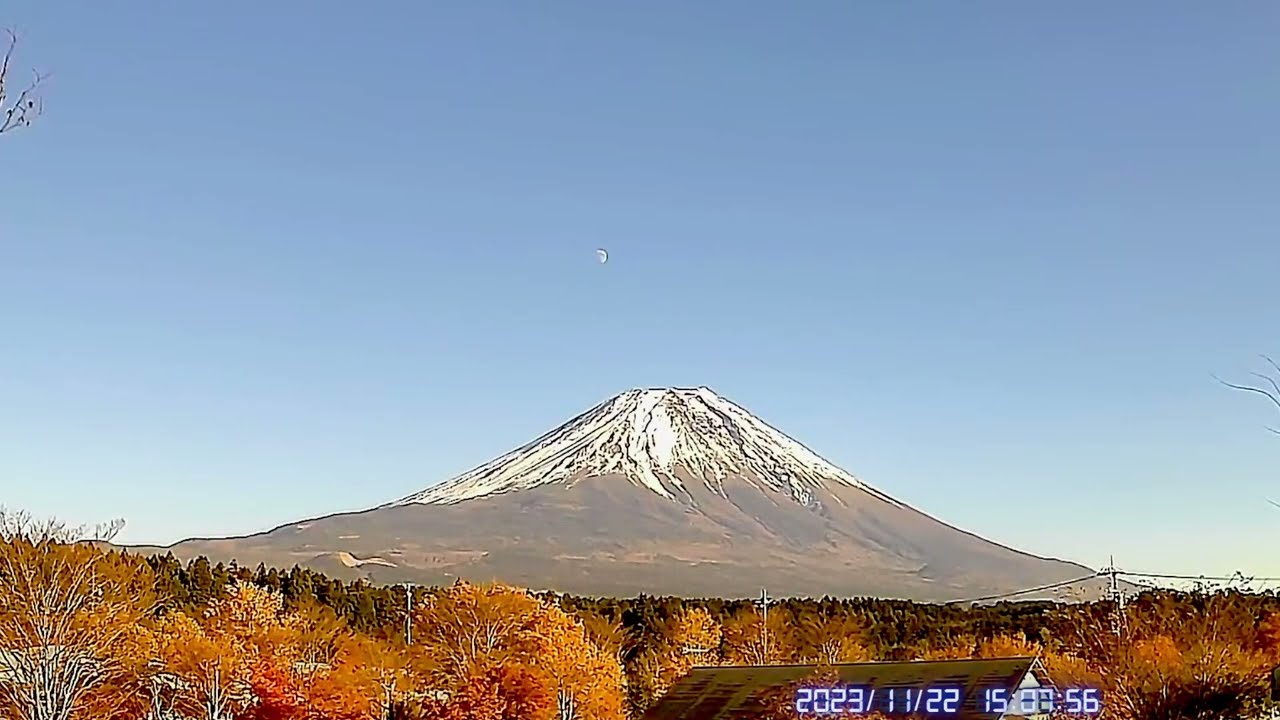 【HD画質】富士山ライブカメラ 朝霧高原 より(mt.fuji live camera) ＃富士山 ＃ライブカメラ ＃朝霧高原 - Alo ...
