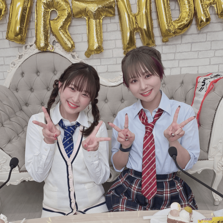 Funato Yurie and Tomita Miyu from MIYU Gakuin Housou-bu #43 - Alo Japan ...