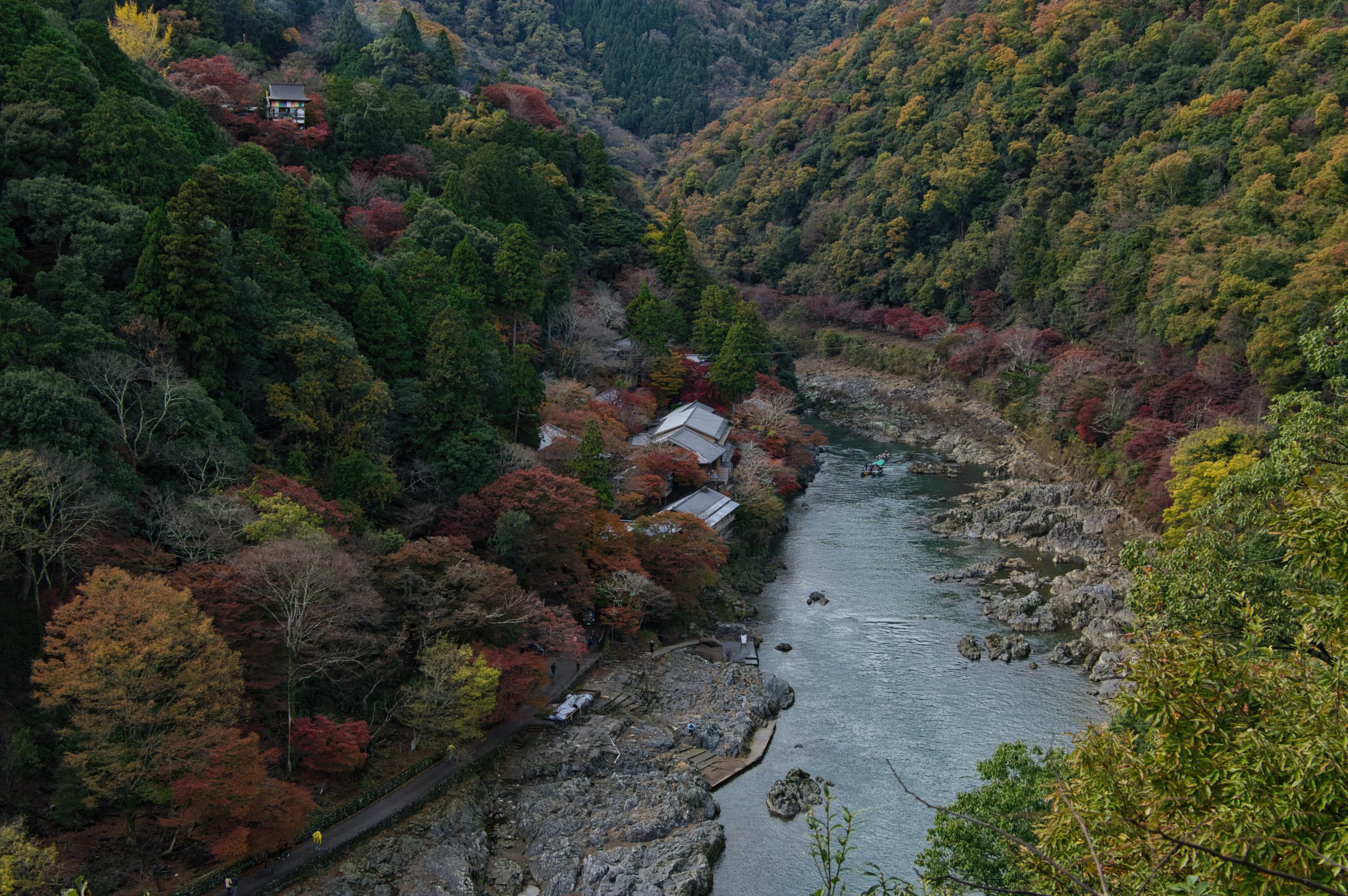 View From Kameyama Park Observatory In Arashiyama Kyoto Alo Japan