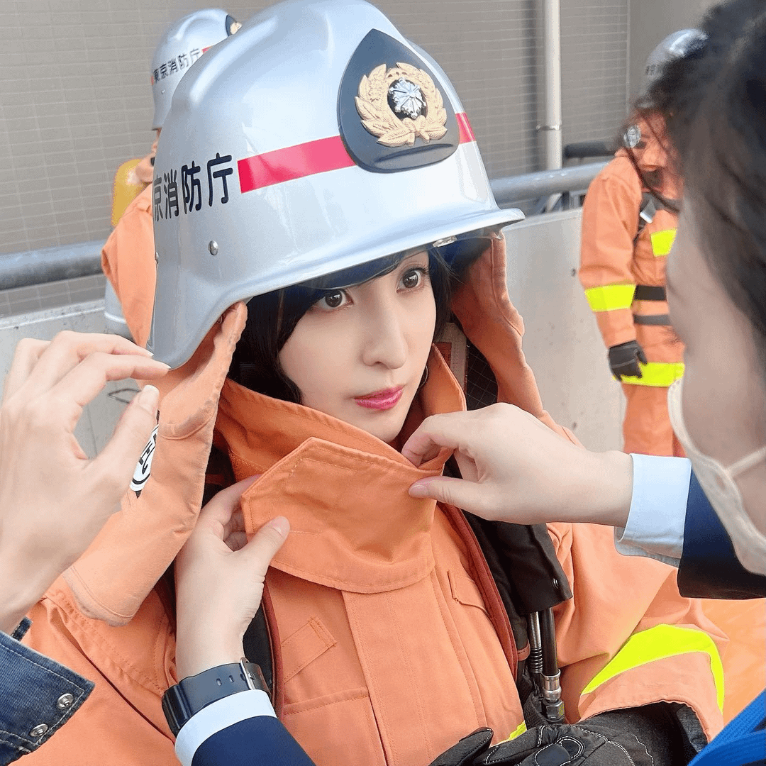 Sakura Ayane's Firefighter Training at Musashino Fire Department - Alo ...