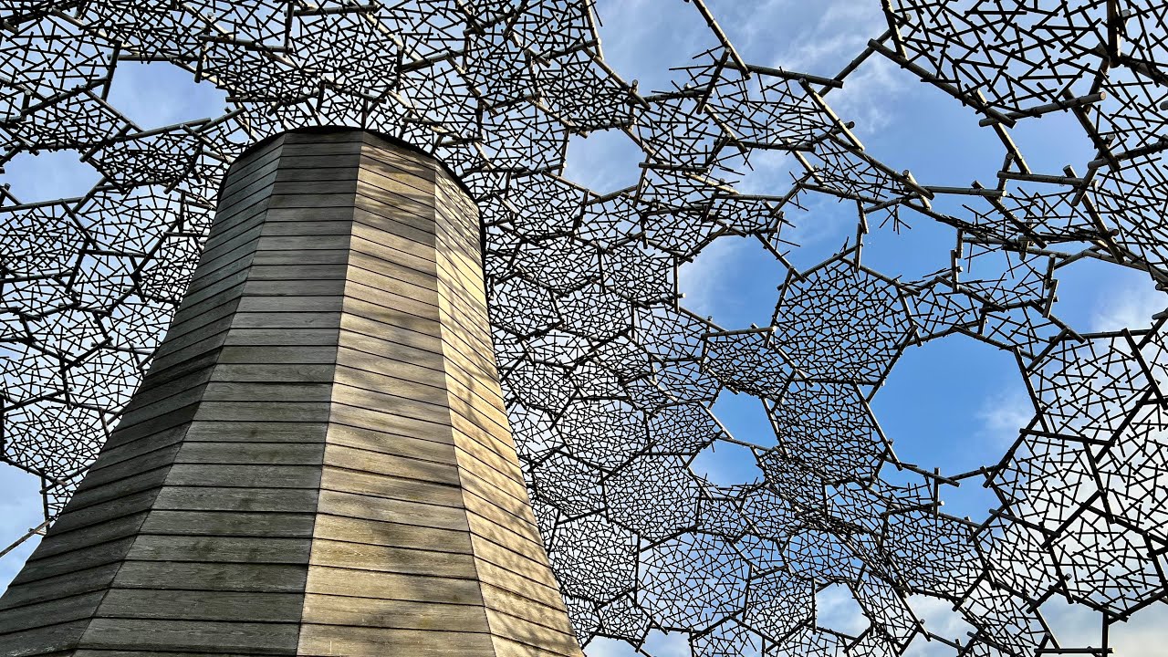 Rokko Shidare Observatory | 4K Virtual Walking Tour | 自然体感展望台 六甲枝垂れ ...