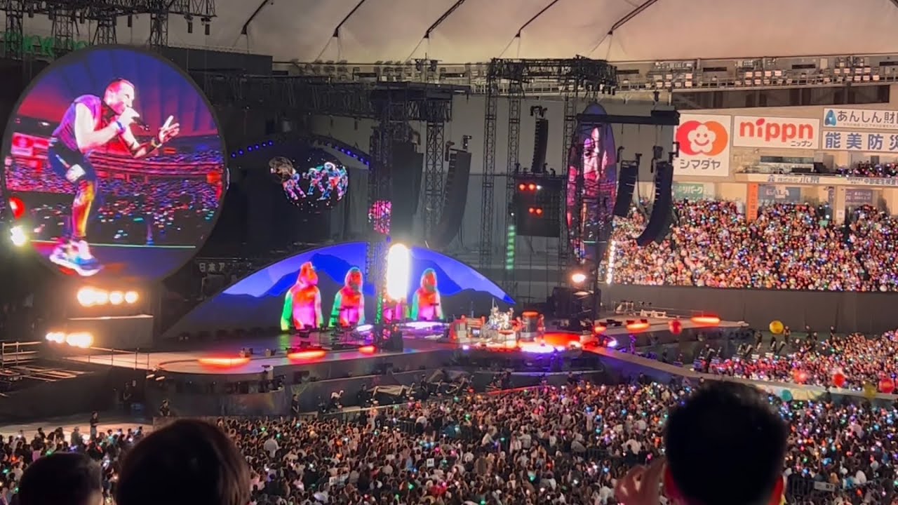 Coldplay LIVE in Tokyo, Japan - Night 1 - Music of the Spheres World ...