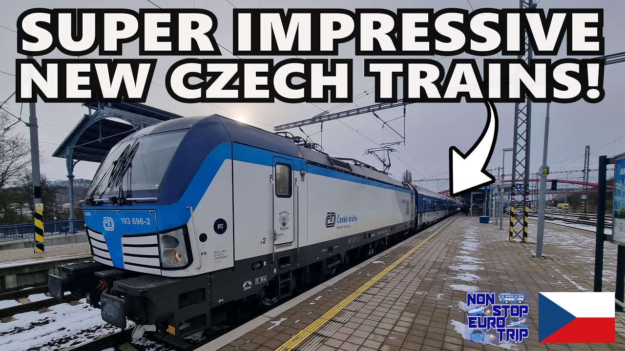 The FANTASTIC NEW Czech Intercity Train / České Dráhy Interjet Review ...