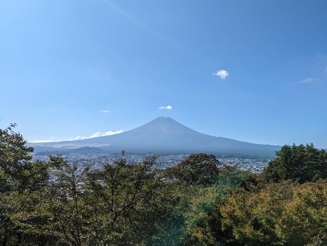 Mt. Fuji, October 2023. We picked the perfect day to book our tour ...