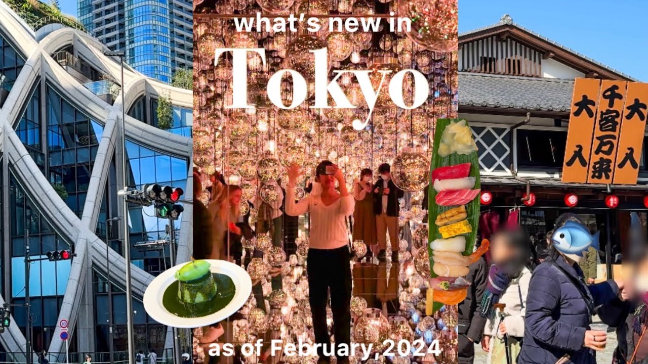 Tokyo vlog/Japan travel/NEW teamlab in Azabudai Hills/Senkyaku Banrai/Toyosu/sushi/Daiso/matcha ...