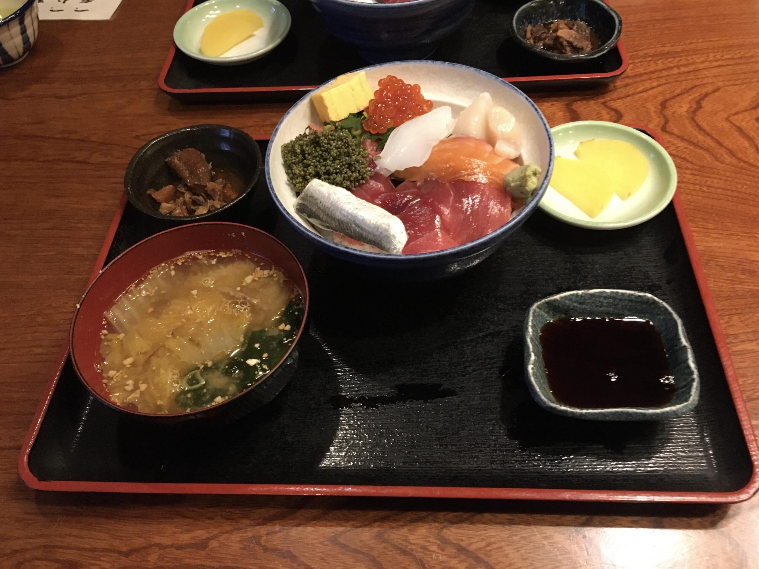 Omakase don teishoku with tonburi (Akita land caviar) - Alo Japan All ...