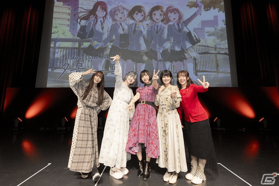 Hikasa Youko, Misawa Sachika, Sakura Ayane, Kanemoto Hisako, and Katou Emiri from Afterglow's ...