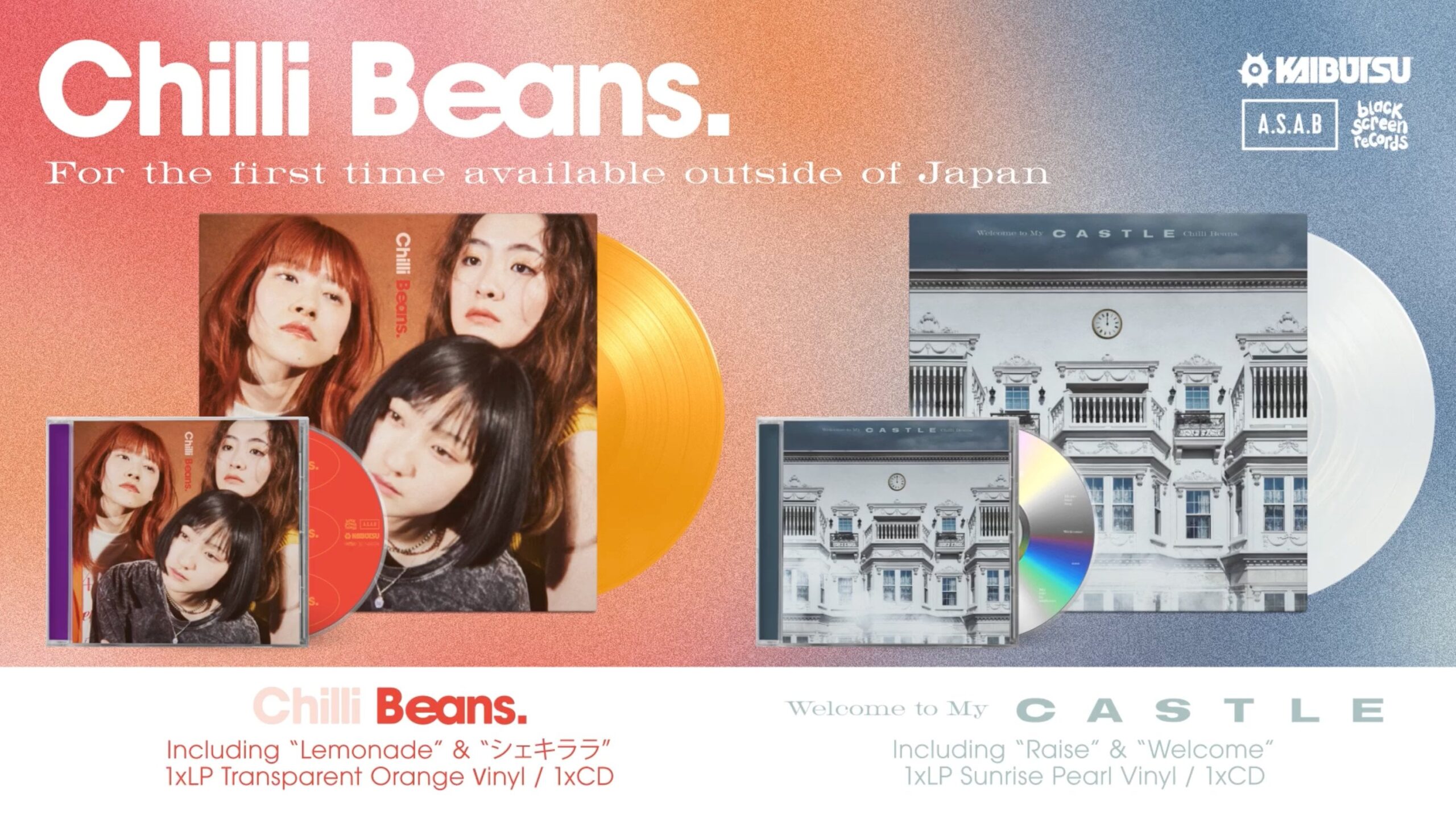 Japanese neo-garage band Chilli Beans. is releasing "Chilli Beans ...